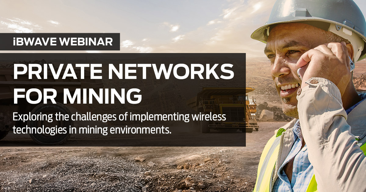 On demand webinar: Private networks for mining