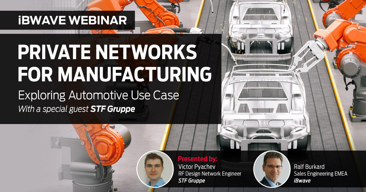 Private Networks in Manufacturing: Exploring Automotive