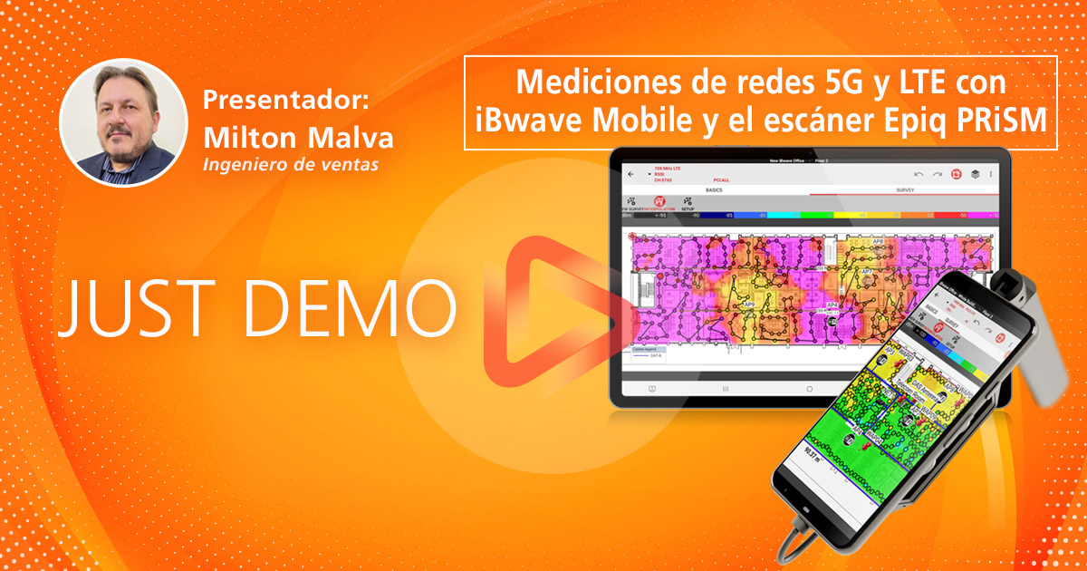 JUST DEMO | Una descripción general de 30 minutos del iBwave Mobile con ...